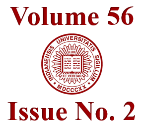 Volume 56, Issue No. 2 – Indiana Law Review